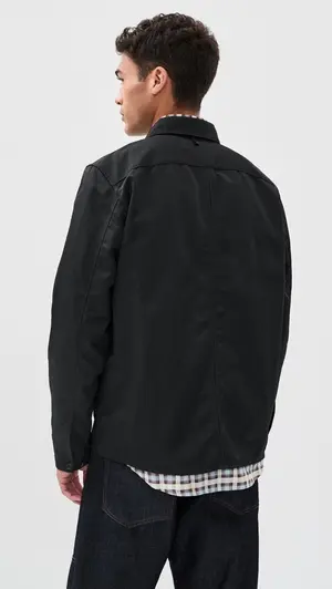 Rag & Bone Karl Nylon Zip Shirt Jacket
