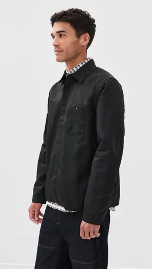 Rag & Bone Karl Nylon Zip Shirt Jacket
