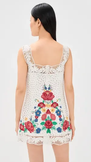 Sea Astrid Embroidery Tank Dress