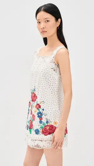 Sea Astrid Embroidery Tank Dress