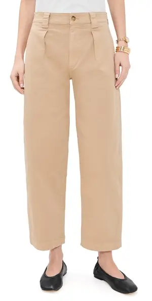 Madewell The Barrel Leg Chino Pants - Fawn