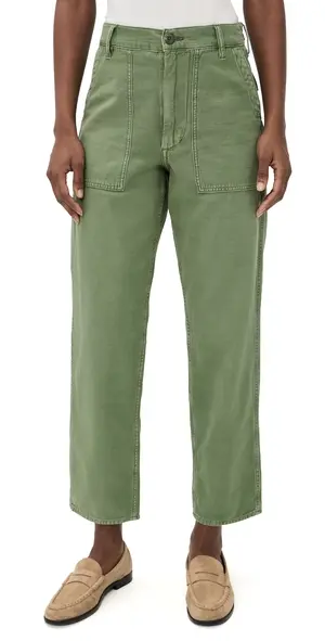 Polo Ralph Lauren Cotton Ricky Pants - Olive