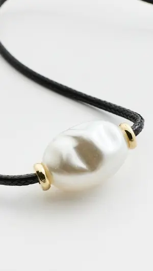 Baublebar Antonia Pearl Necklace - Black