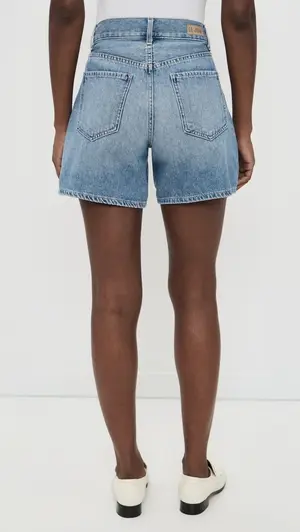 LE JEAN Frida High-rise Denim Shorts