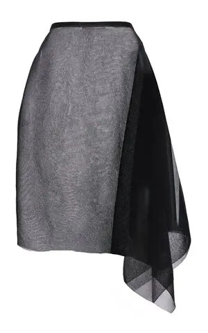ZANKOV Trapeze Midi Skirt