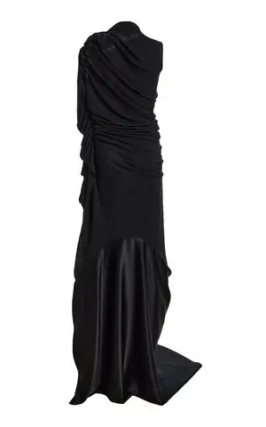 ZANKOV Joan Wool-silk Maxi Dress