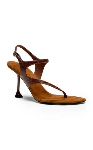 Proenza Schouler Tee 85 Thong Sandal - Brown