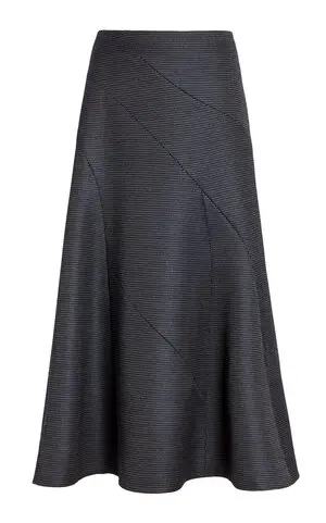 Proenza Schouler Kenza Wool-blend Midi Skirt - Print