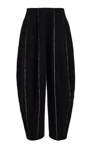 ASHLYN Pallin Virgin Wool Pants - Black