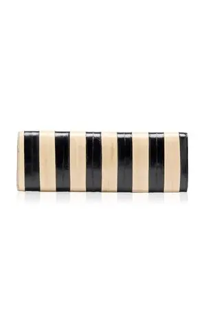 PROENZA SCHOULER Striped Hex Clutch