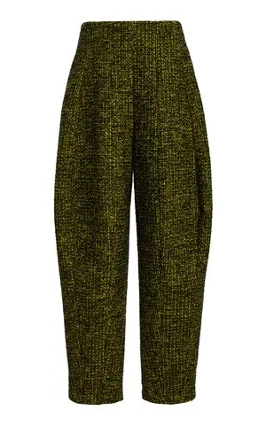 ASHLYN Blaine Cotton-linen Tailored Pants - Multi