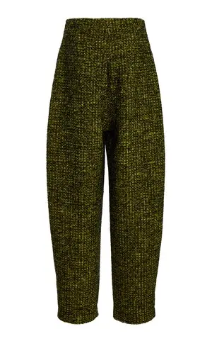 ASHLYN Blaine Cotton-linen Tailored Pants