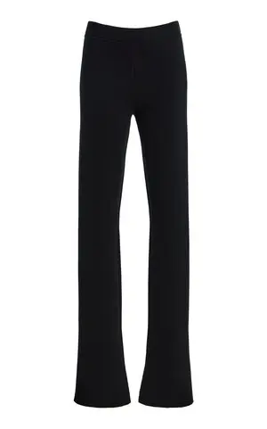 ASHLYN Gaia Full-length Merino Wool Pants - Black