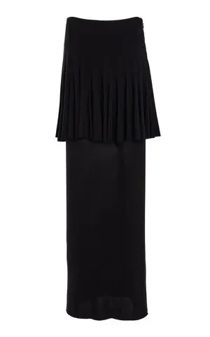 ASHLYN Klein Layered Midi Skirt