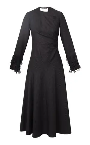 CHORUS Robin Midi Dress - Black