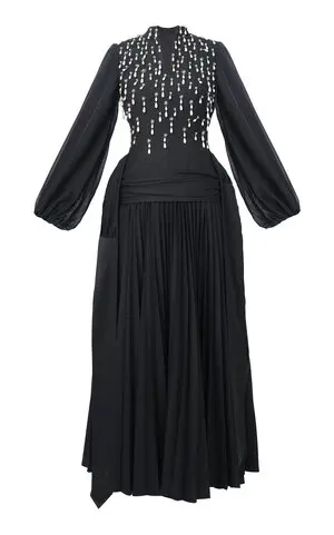 CHORUS Sloan Embellished Maxi Dress - Black