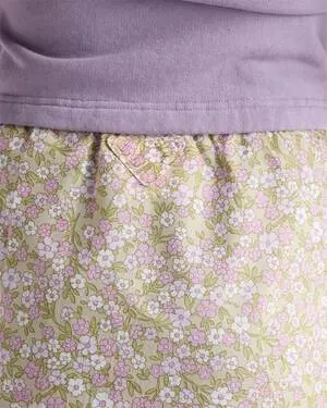 Prada Floral Print Re-nylon Midi-skirt - Pink