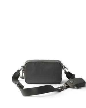 Prada Re-nylon Mini Shoulder Bag - Grey