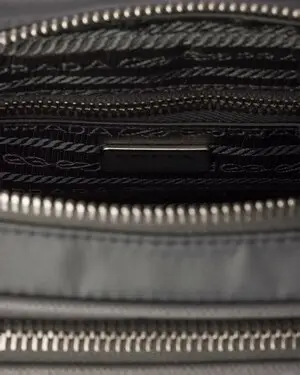 Prada Re-nylon Mini Shoulder Bag - Grey