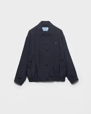 Prada Silk Jacket - Navy