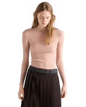 Prada Wool Crew-neck Sweater - Pink