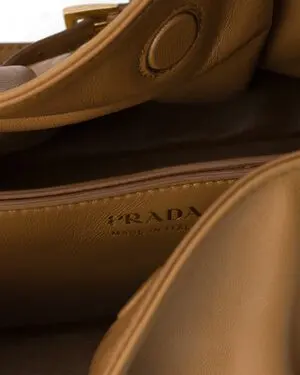 Prada Small Nappa Leather Bag - Brown