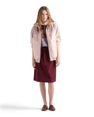 Prada Lightweight Re-nylon Hooded Raincoat - Pink