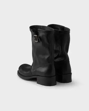 Prada Leather Mid-calf Boots