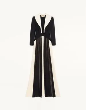 Valentino Garavani Cady Couture Gown - Black/vanilla