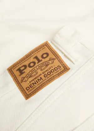 Polo Ralph Lauren Curved Tapered-leg Jeans - White