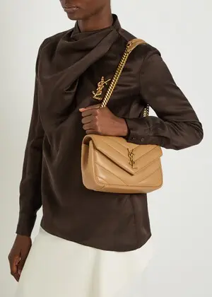 Saint Laurent Loulou Small Quilted Leather Shoulder Bag