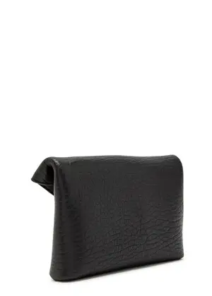 Saint Laurent Grained Leather Envelope Pouch
