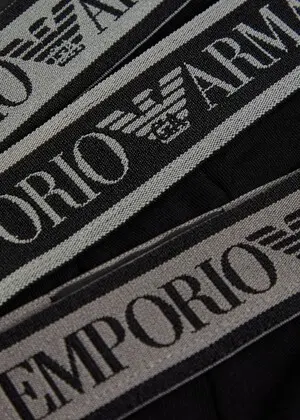 Emporio Armani Logo Stretch-cotton Briefs - Multicoloured