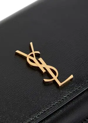 Saint Laurent Cassandre Grained Leather Phone Case Bag