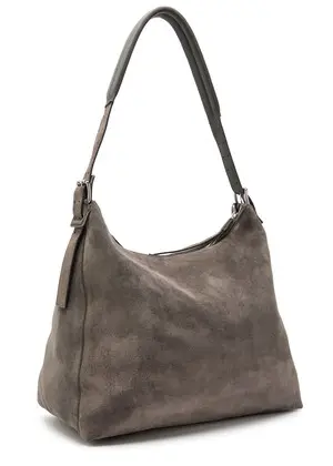 LEMAIRE Belted Suede Hobo Bag