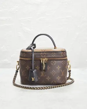 FWRD RENEW Louis Vuitton Monogram Reverse Vanity Pm Bag