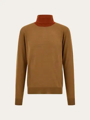 FERRAGAMO Silk Turtleneck
