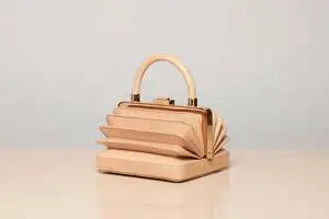Gabriela Hearst Diana Bag In Snakeskin - Nude
