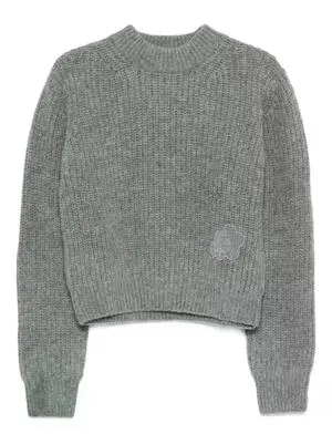 Cecilie Bahnsen Flower Appliqué Sweater
