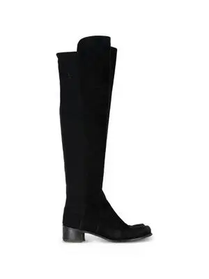 STUART WEITZMAN 5050 Suede Boots - Black