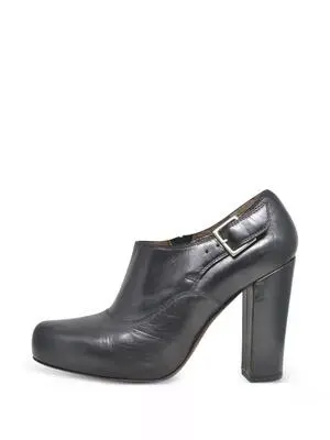 Marni Leather Buckle Boots