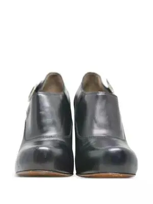 Marni Leather Buckle Boots