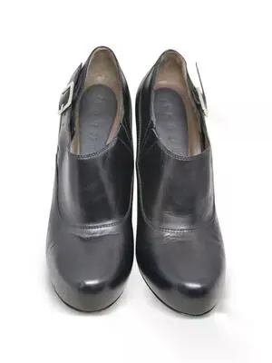 Marni Leather Buckle Boots
