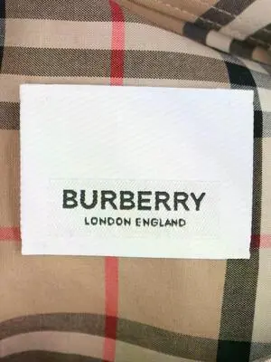Burberry Cotton Checked Shirt - Neutrals