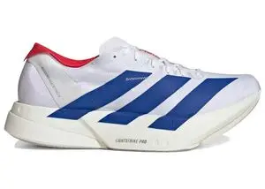 Adidas Adizero Adios Pro 4 White Ruby - Cloud White/royal Blue/pure Ruby