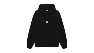 StÜssy Worldwide Dot Hoodie - Black