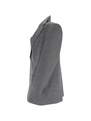 Balenciaga Single-breasted Coat With Notched Lapels