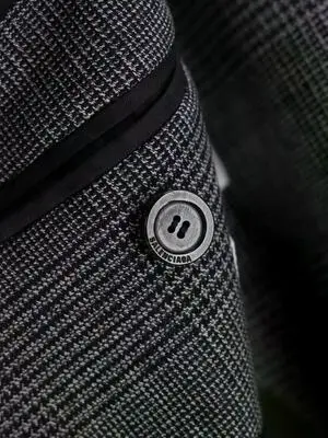 Balenciaga Single-breasted Coat With Notched Lapels
