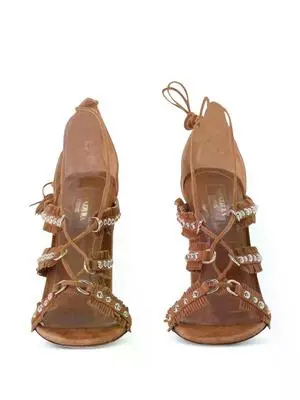 AQUAZZURA Tassel Gladiator Sandals