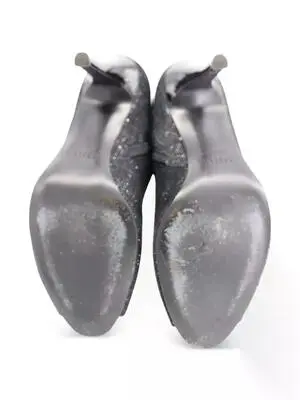 Fratelli Rossetti Metallic Open Toe Boots